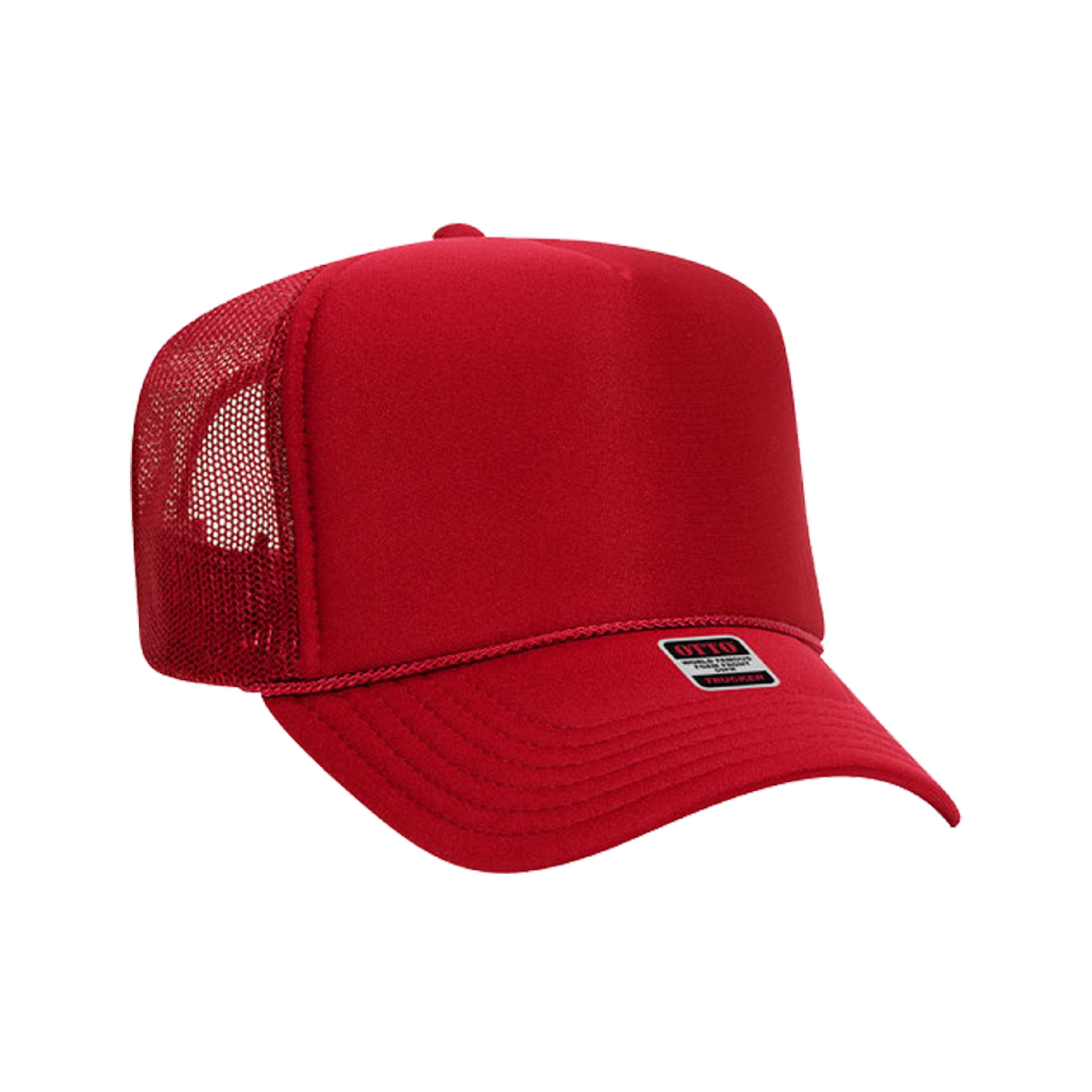 5-Panel High Profile Mesh Back Foam Trucker Hat - O39-165 – El Gallo